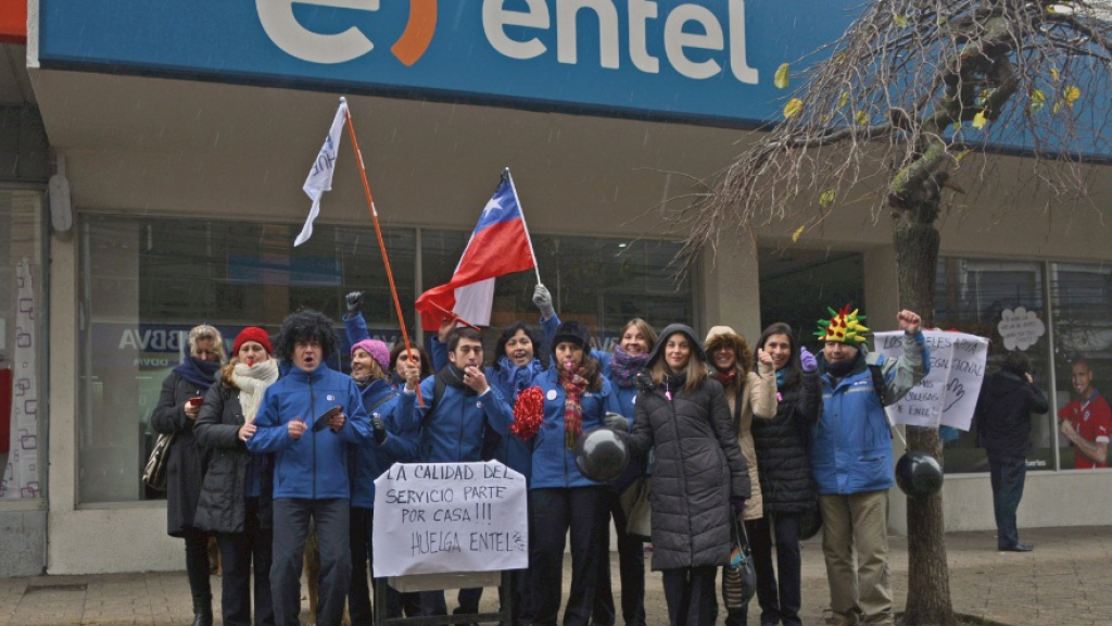 Trabajadores de Entel en Los Ángeles acusaron discriminación de la ...