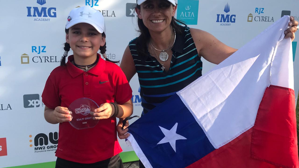 Golfista angelina Luz Hüne obtuvo destacada participación en ...