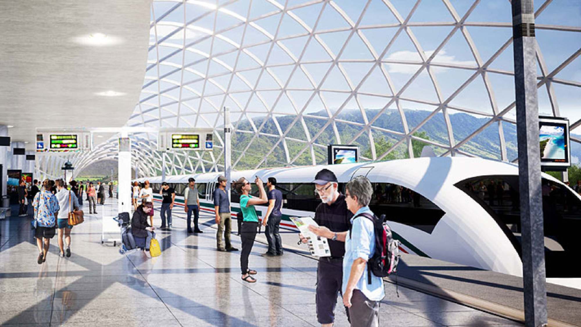 Anuncian el trazado del tren Valparaíso-Santiago | La Tribuna