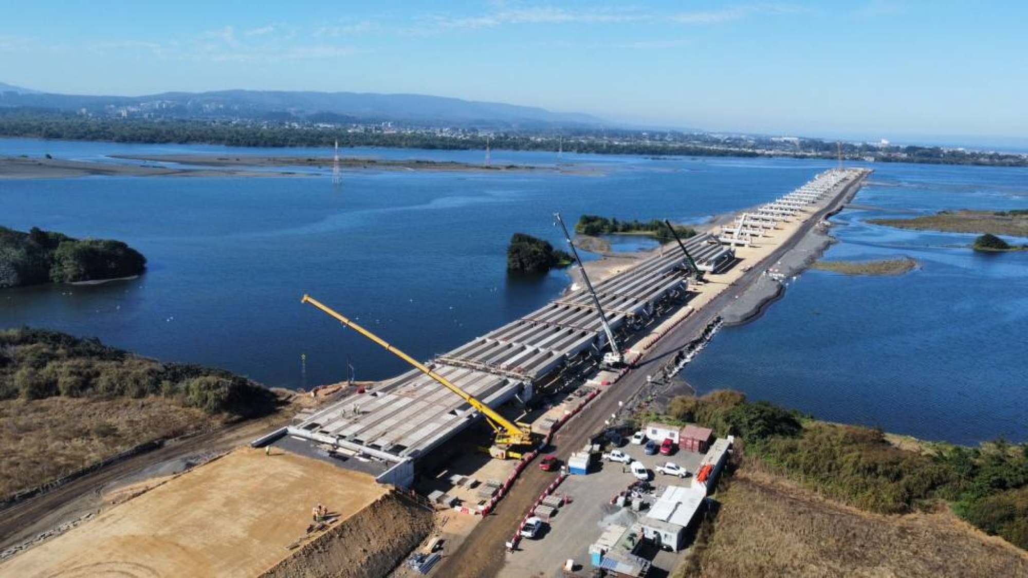 Biobío: Trabajos de puente industrial presentan un 40% de avance | La ...