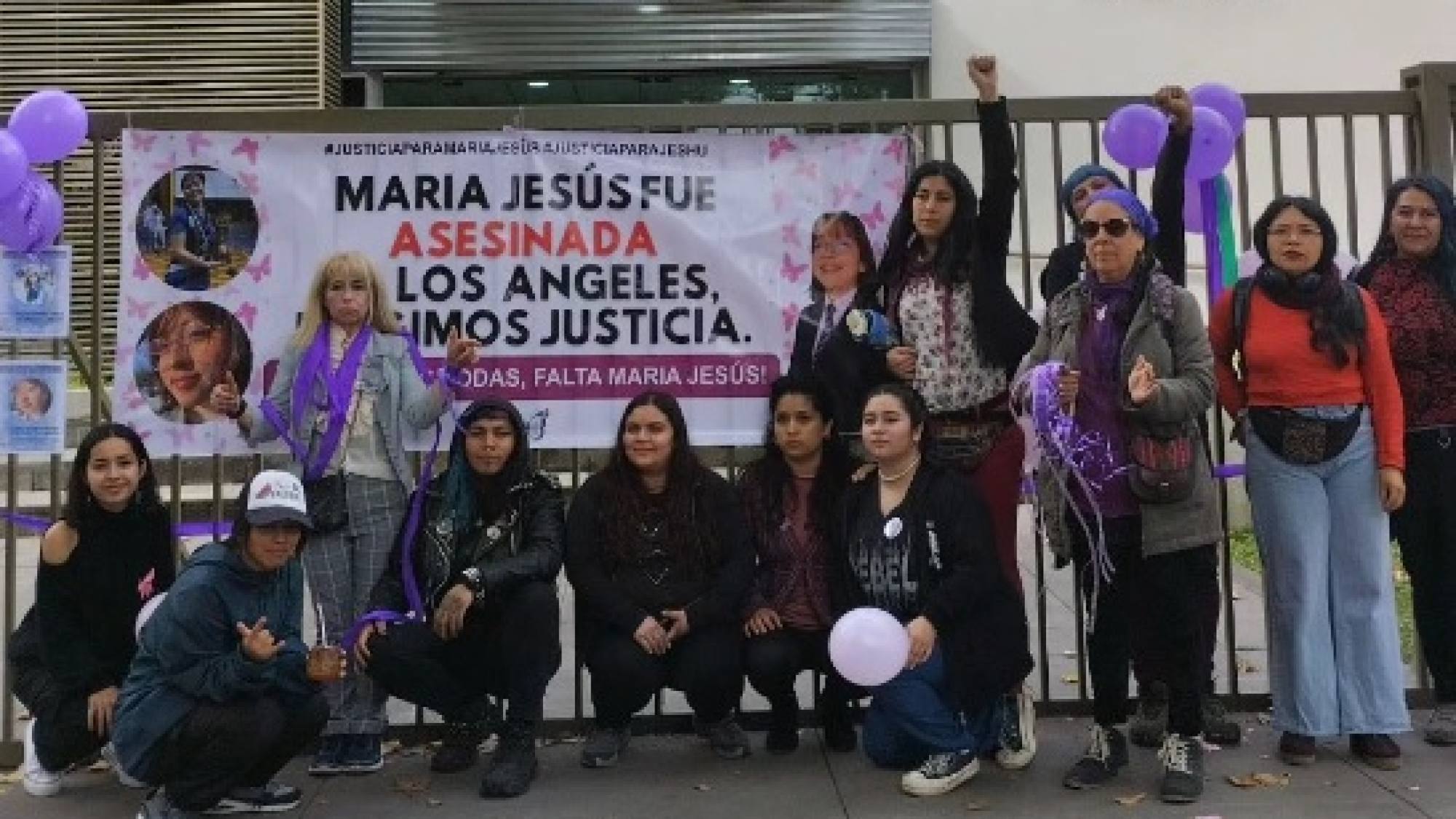 Protestas por María Jesús a seis meses de su asesinato se realizaron en ...