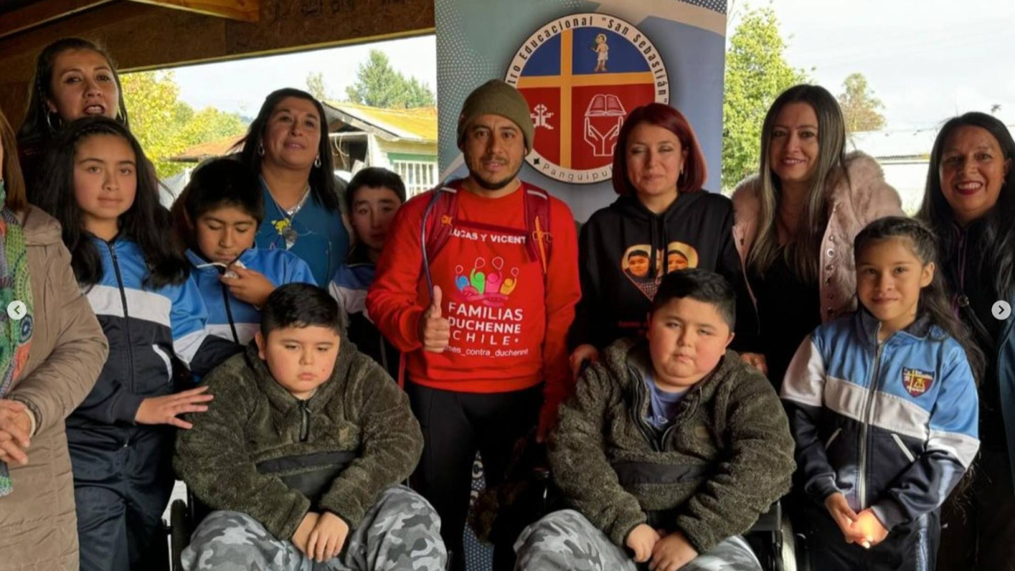 Marcos Reyes llega hoy a Mulchén en su cruzada de amor que busca reunir ...