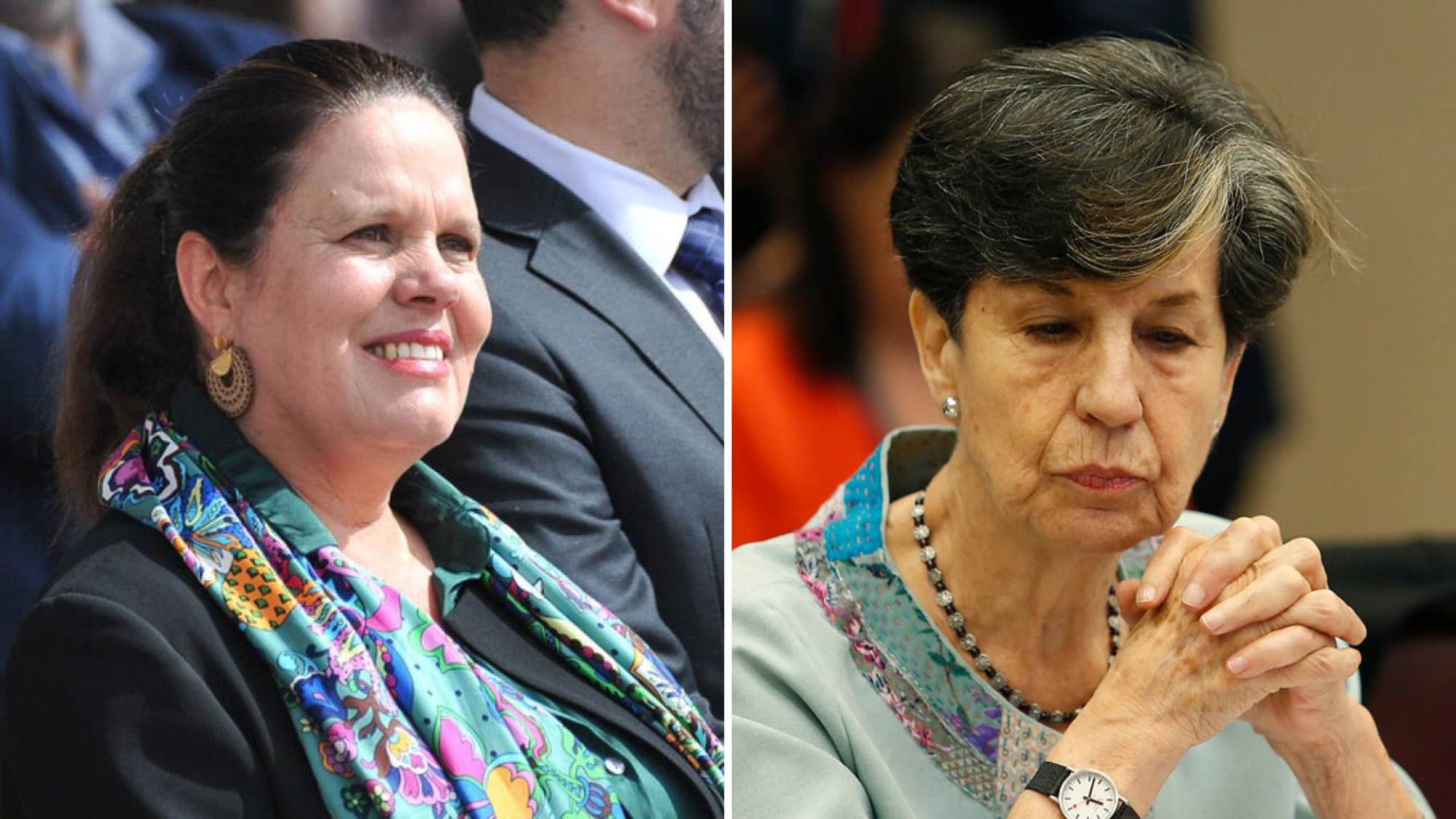 Senadora Isabel Allende y ministra Maya Fernández hacen uso de su derecho a guardar silencio en ...