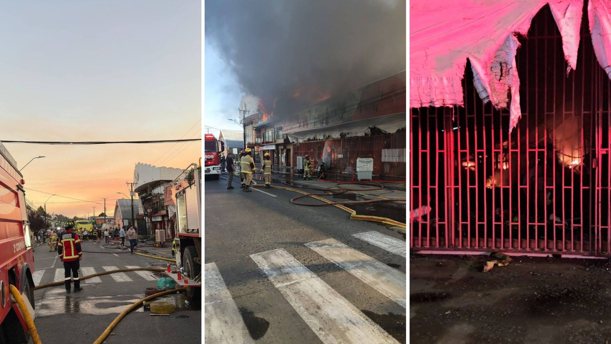 Bombero resultó lesionado tras explosión durante incendio en el centro ...