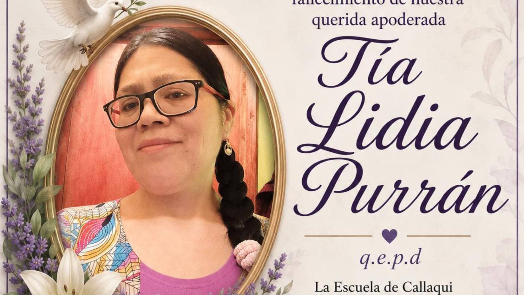 Escuela de Callaqui lamenta fallecimiento de apoderada conocida como la ...
